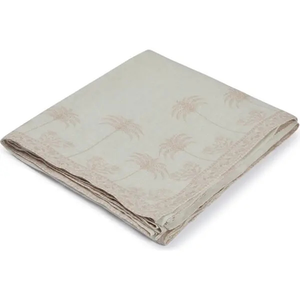 MAJKA La Fortuna Palms Tablecloths - Safari X Pink - 62" X 108"